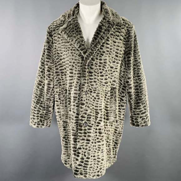 Supreme | Jackets & Coats | Supreme Grey Charcoal Textured Acrylic ...